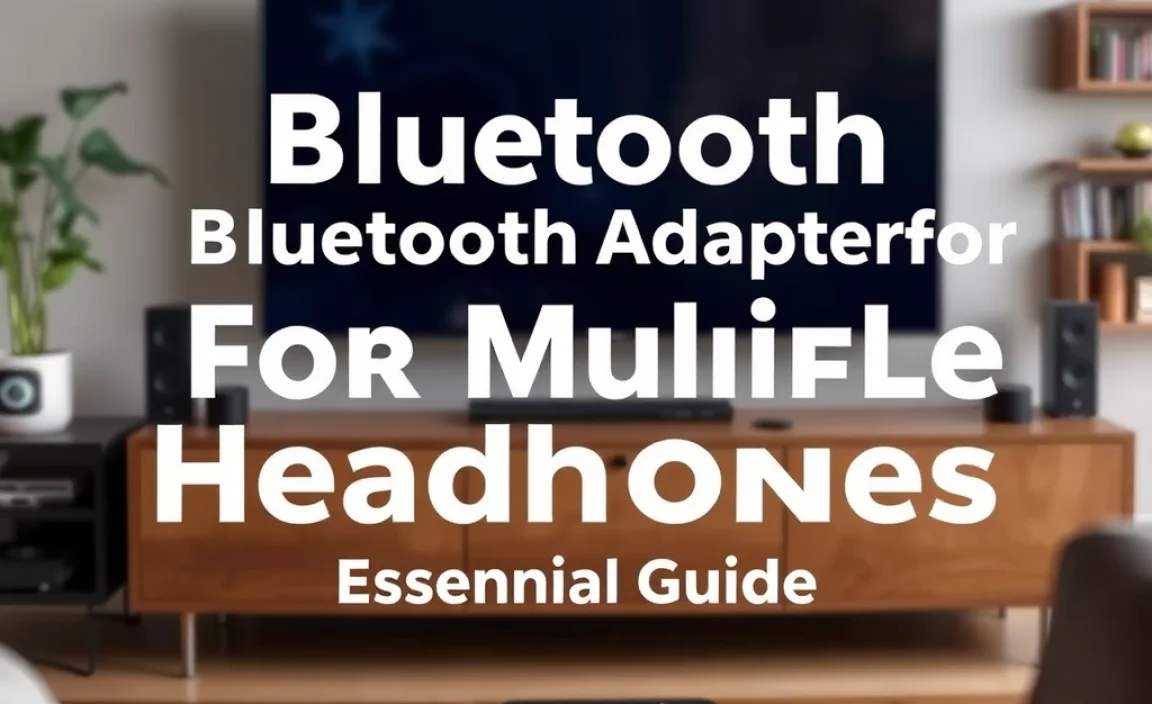 Bluetooth Adapter For TV Multiple Headphones: Essential Guide ...