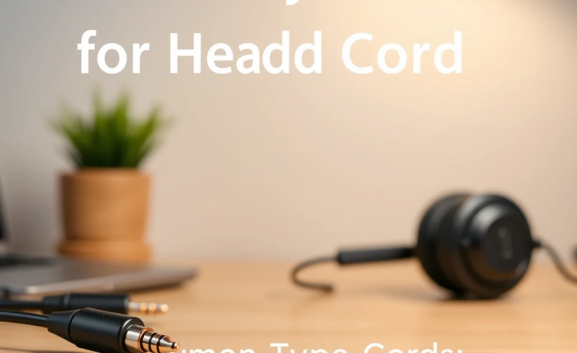 Auxiliary Cord for Headphones: Your Essential Guide - HeadPhoneHorizon