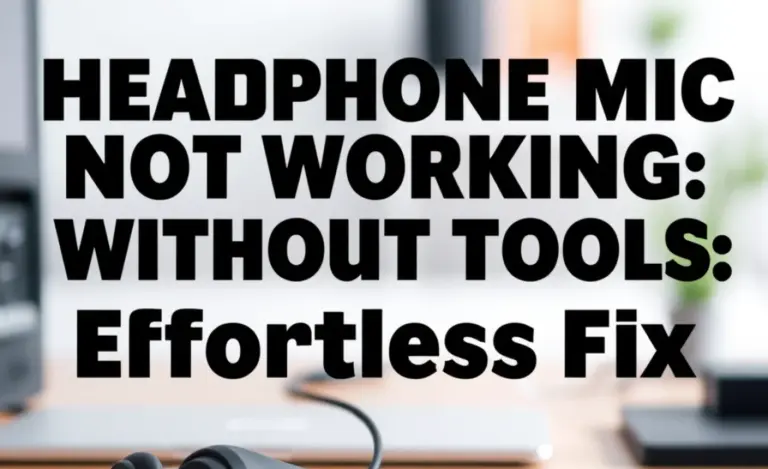 Headphone Not Working Wired: Essential Fixes - HeadPhoneHorizon