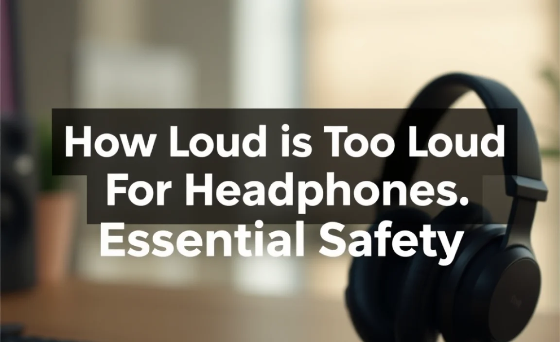 How Loud Is Too Loud For Headphones: Essential Safety - HeadPhoneHorizon