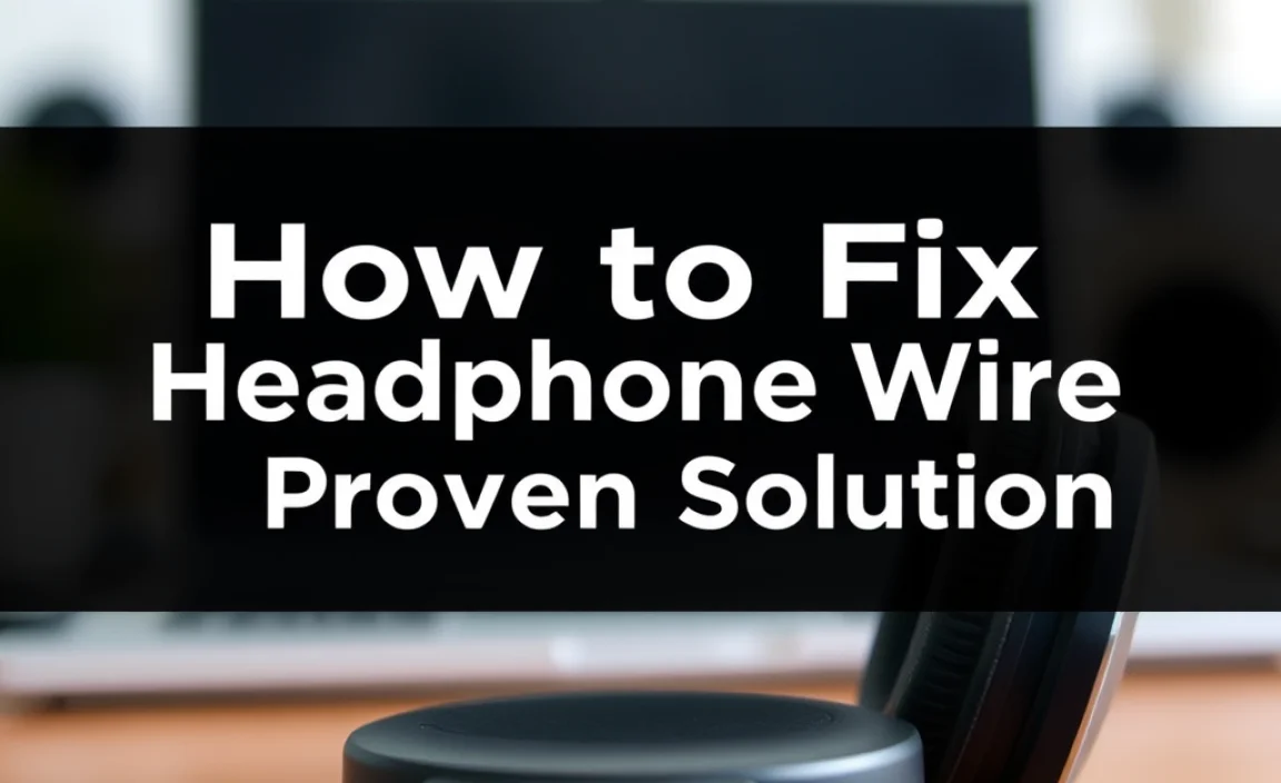 How to Fix Headphone Wire No Sound: Proven Solution - HeadPhoneHorizon