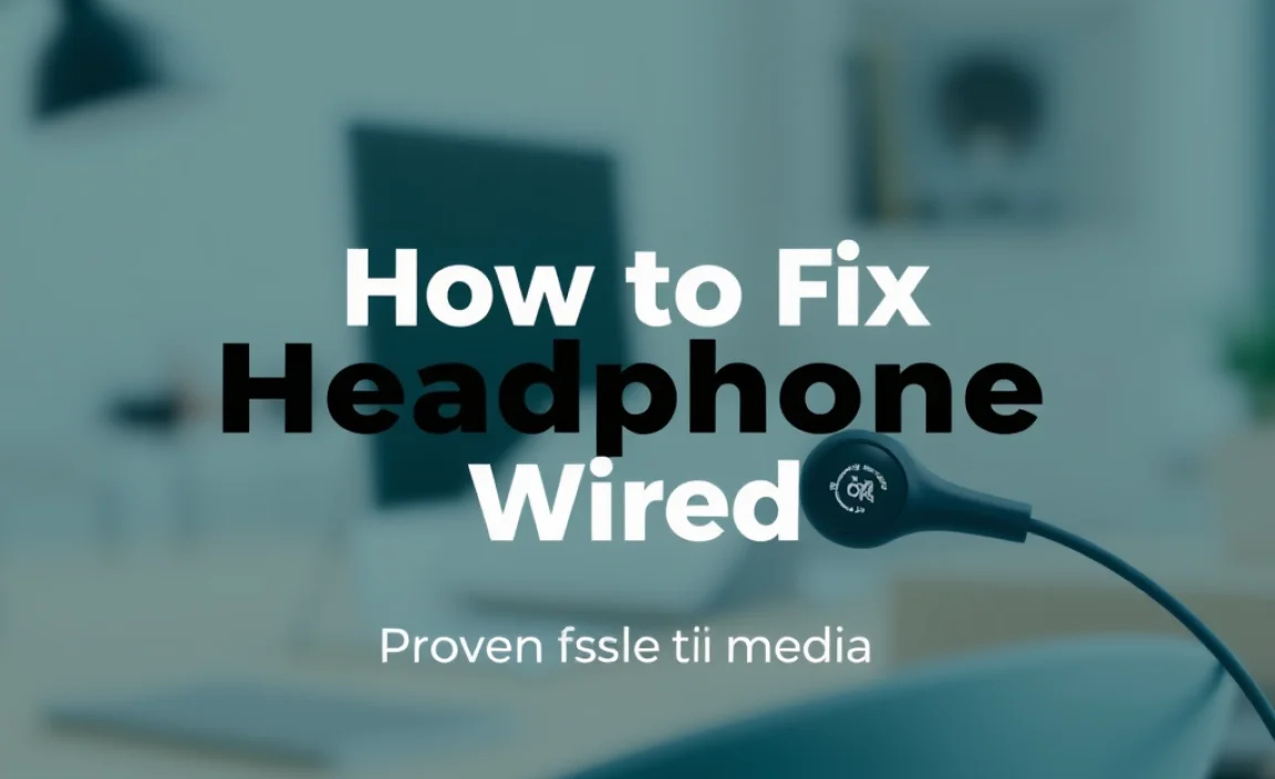 How to Fix Headphone Wire Wired: Proven Essential Guide - HeadPhoneHorizon