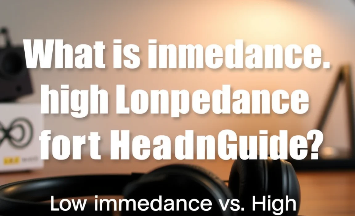 What Is Impedance for Headphones: Essential Guide - HeadPhoneHorizon