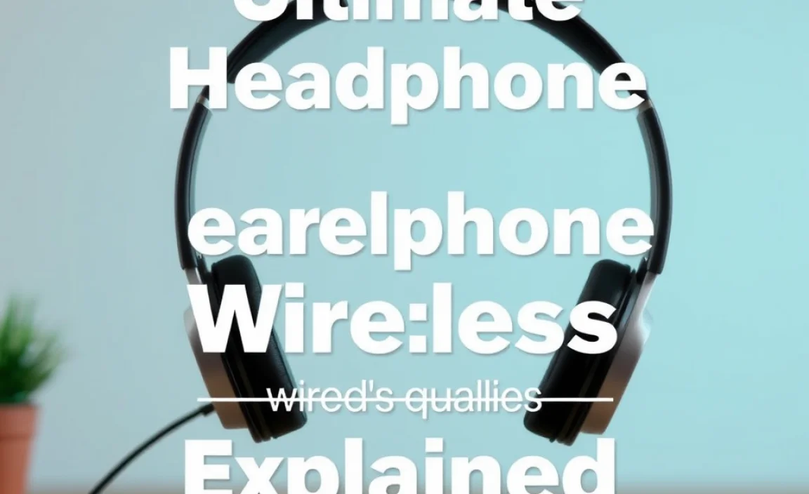 Ultimate Headphone Guide: Wired Vs Wireless Explained - HeadPhoneHorizon
