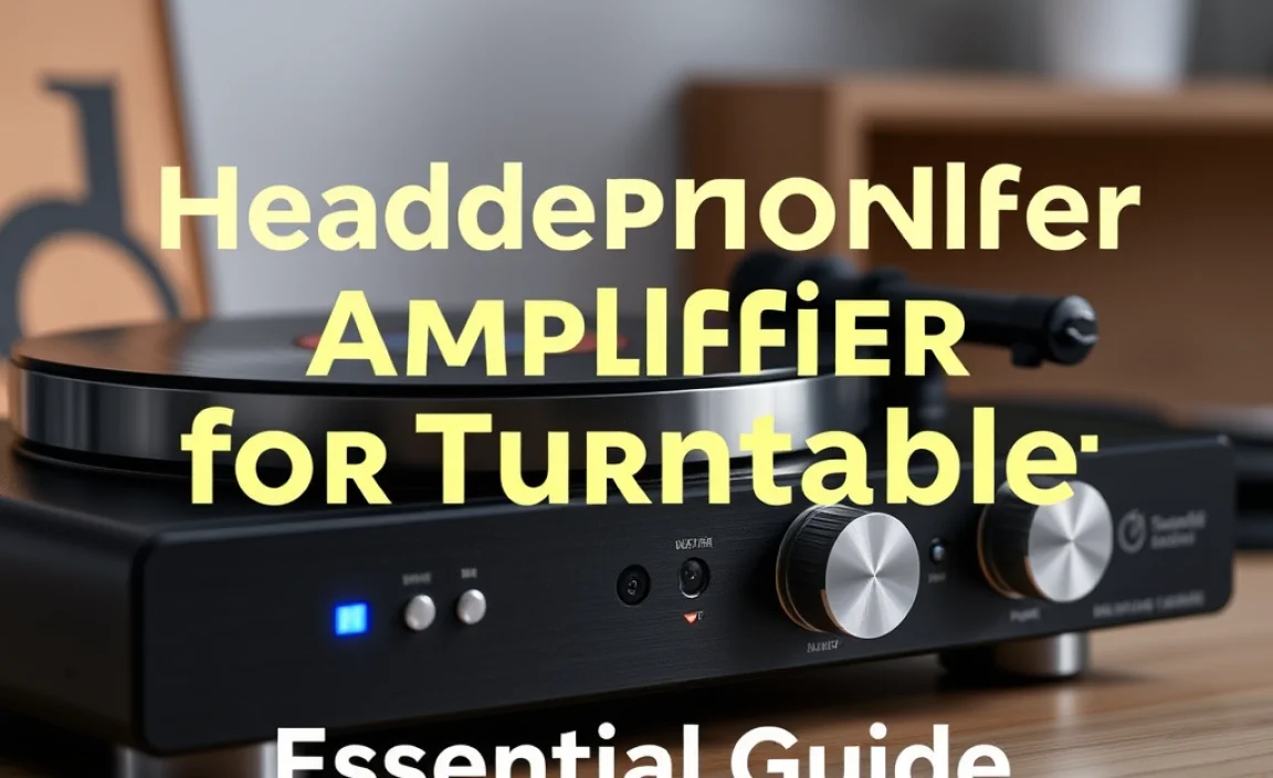 Headphone Amplifier for Turntable: Essential Guide - HeadPhoneHorizon