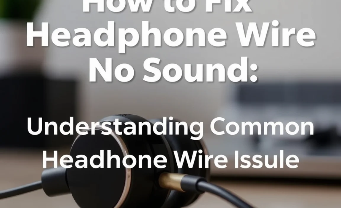 How to Fix Headphone Wire No Sound: Proven Solution - HeadPhoneHorizon
