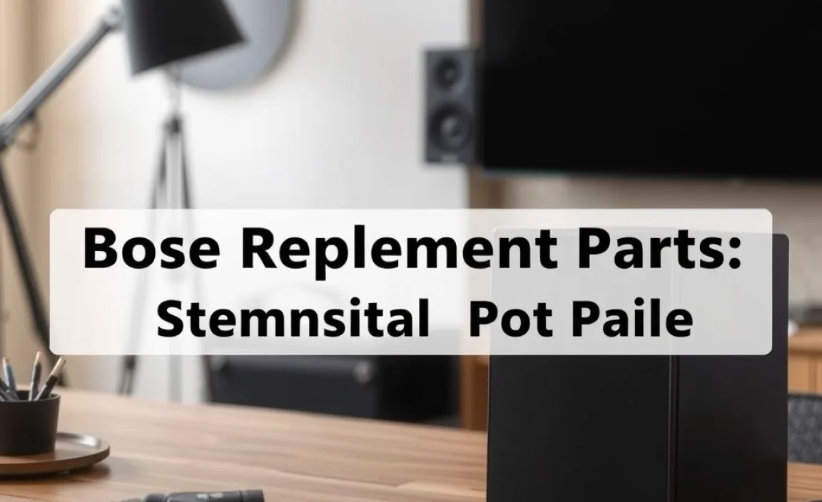 Bose Replacement Parts: Essential Fixes - HeadPhoneHorizon