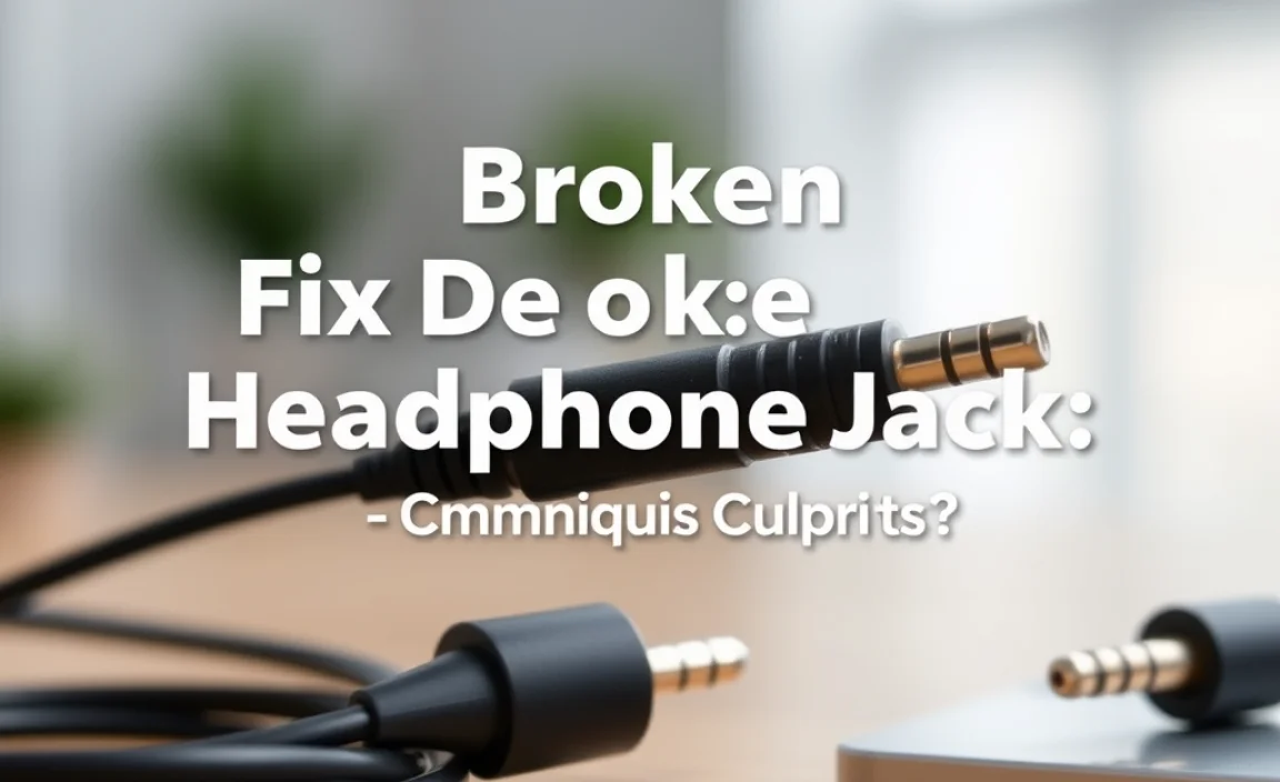 Fix Broken Headphone Jack DIY: Genius Repair - HeadPhoneHorizon