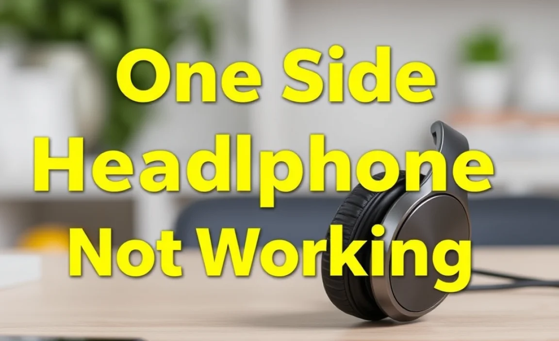 One Side Headphone Not Working: Genius Fix - HeadPhoneHorizon