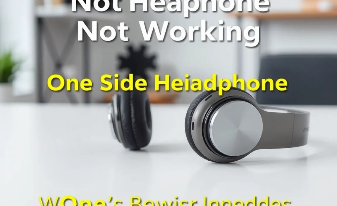 One Side Headphone Not Working Wireless: Proven Fix - HeadPhoneHorizon