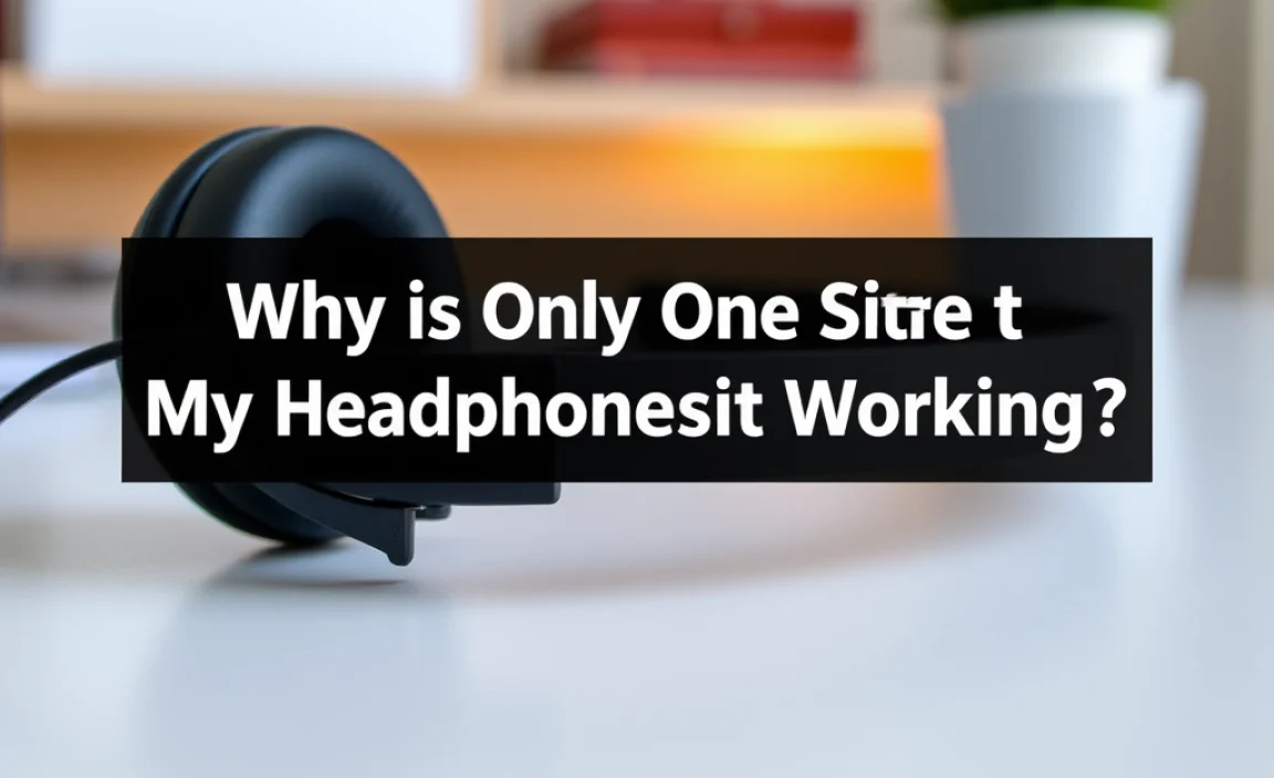 One Side Headphone Not Working Solution: Proven Fix - HeadPhoneHorizon