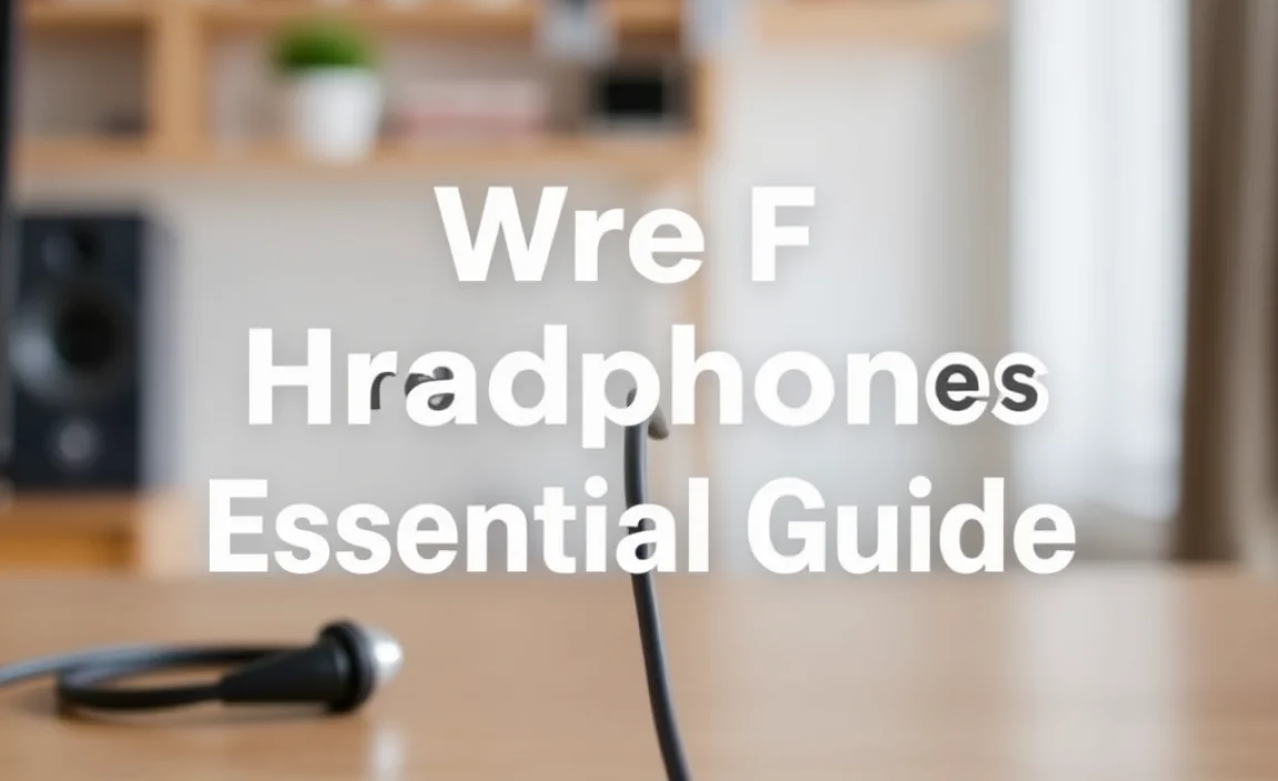 Wire For Headphones: Essential Guide - HeadPhoneHorizon